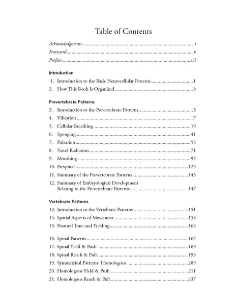 Basic Neurocellular Patterns: Exploring Developmental Movement – Bonnie ...